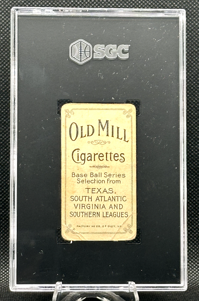 1909-11 T206 Old Mill Cigarettes Ted Breitenstein SGC 1 | eBay