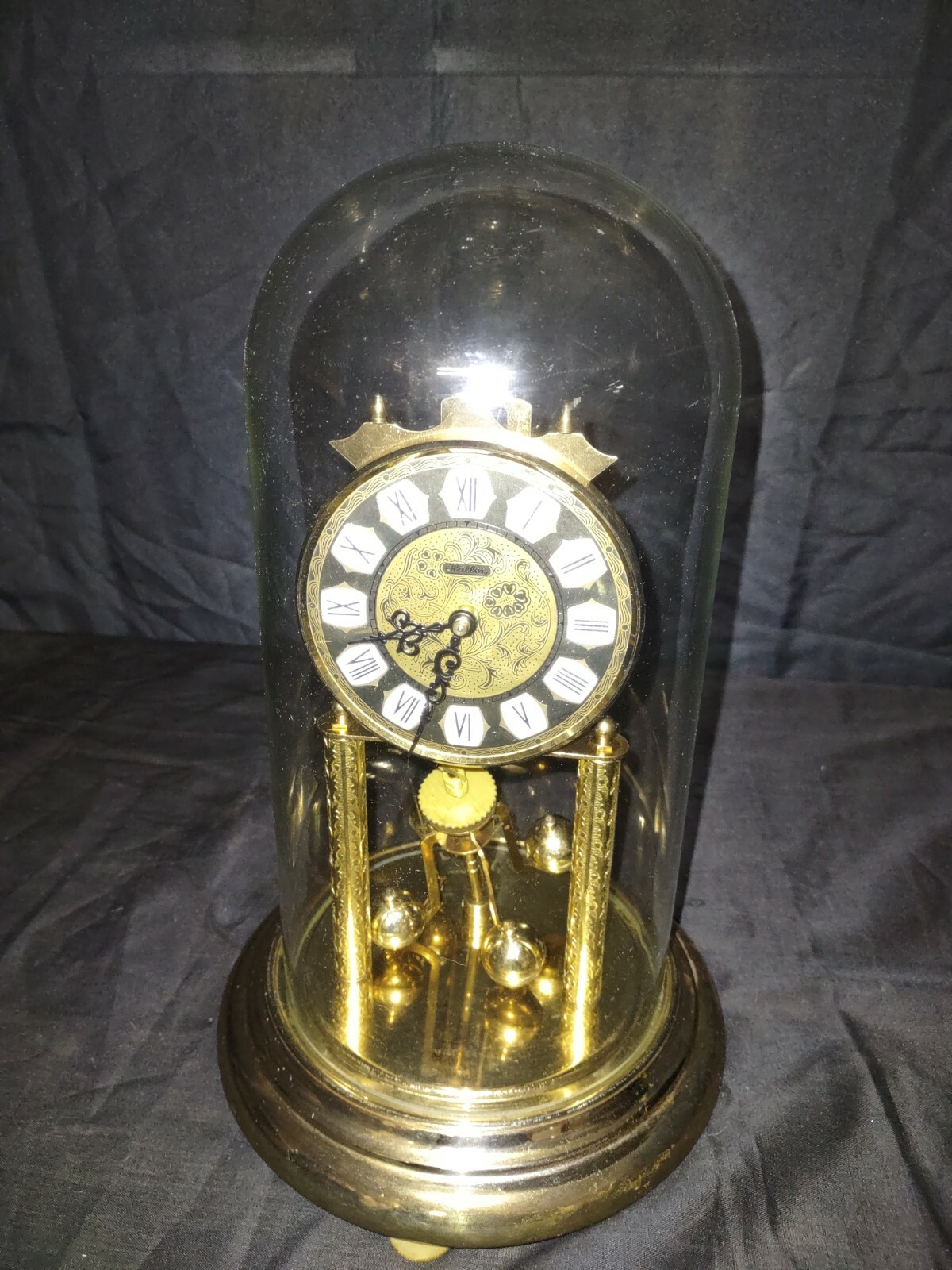 Vintage S. Haller Simonswald Anniversary dome clock Germany Parts Only ...