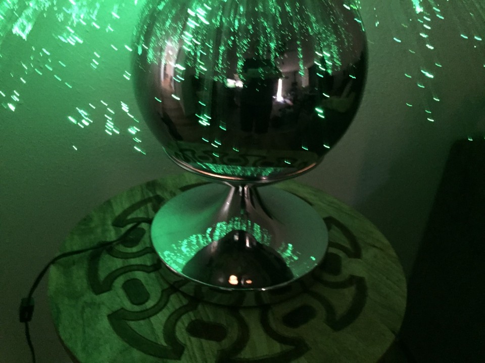 Vtg Fantasia Sunburst 4000 Fiber Optic Motion Rotating Color Spray ...