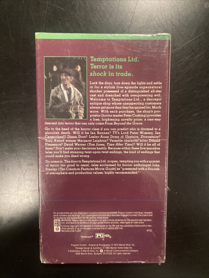 1986 1973 from beyond the grave vhs Sealed Horror IGS Cgc VGA Cushing ...