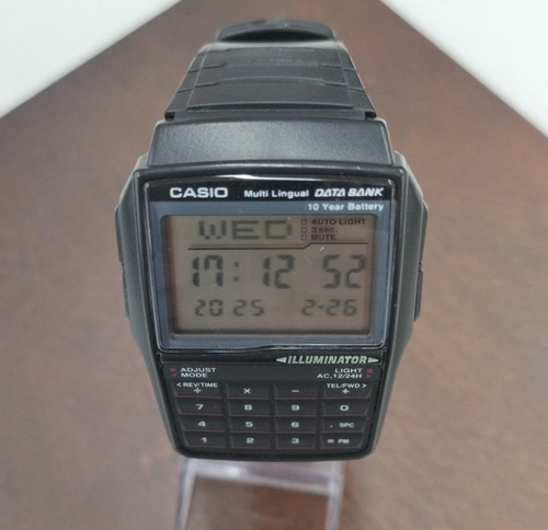 Casio DBC-32 Databank Watch 34mm Digital Quartz Used | eBay