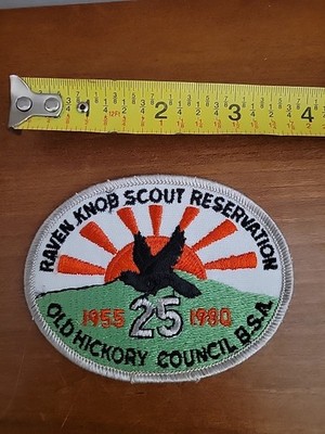 1980 Raven Knob Scout Reservation Old Hickory 25th Anniversary BSA Boy ...