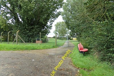 Photo A3 Entrance to the Sewage Works Rushbrooke Off Ipswich Road c2017 ...