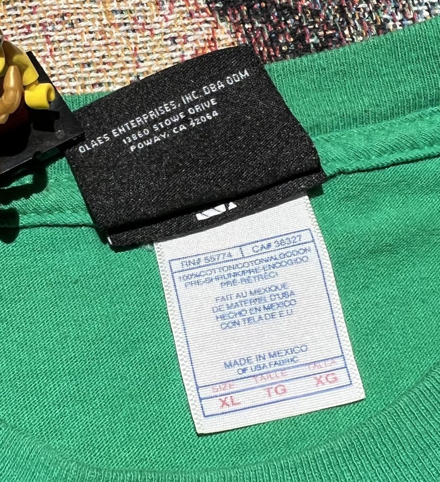 VINTAGE Y2K Guinness Shamrock Logo Tee Green XL | eBay