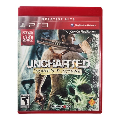 Uncharted Drake's Fortune PS3 PlayStation 3 - Complete CIB Manual Disc ...