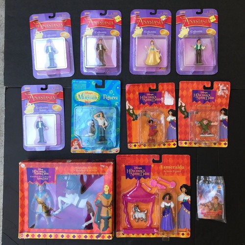 Disney Action Figure Esmeralda Anastasia Dimitri Little Mermaid ...