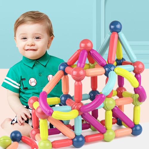 Baby Toys Magnetic Stick Building Blocks Game Magnets Children Set Kids ...