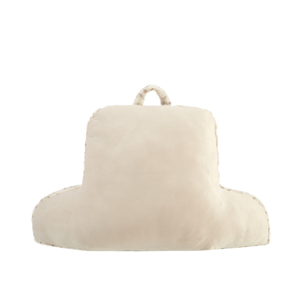 Mainstays Snow Leopard Faux Fur Backrest Pillow, 23"x 30" New | eBay