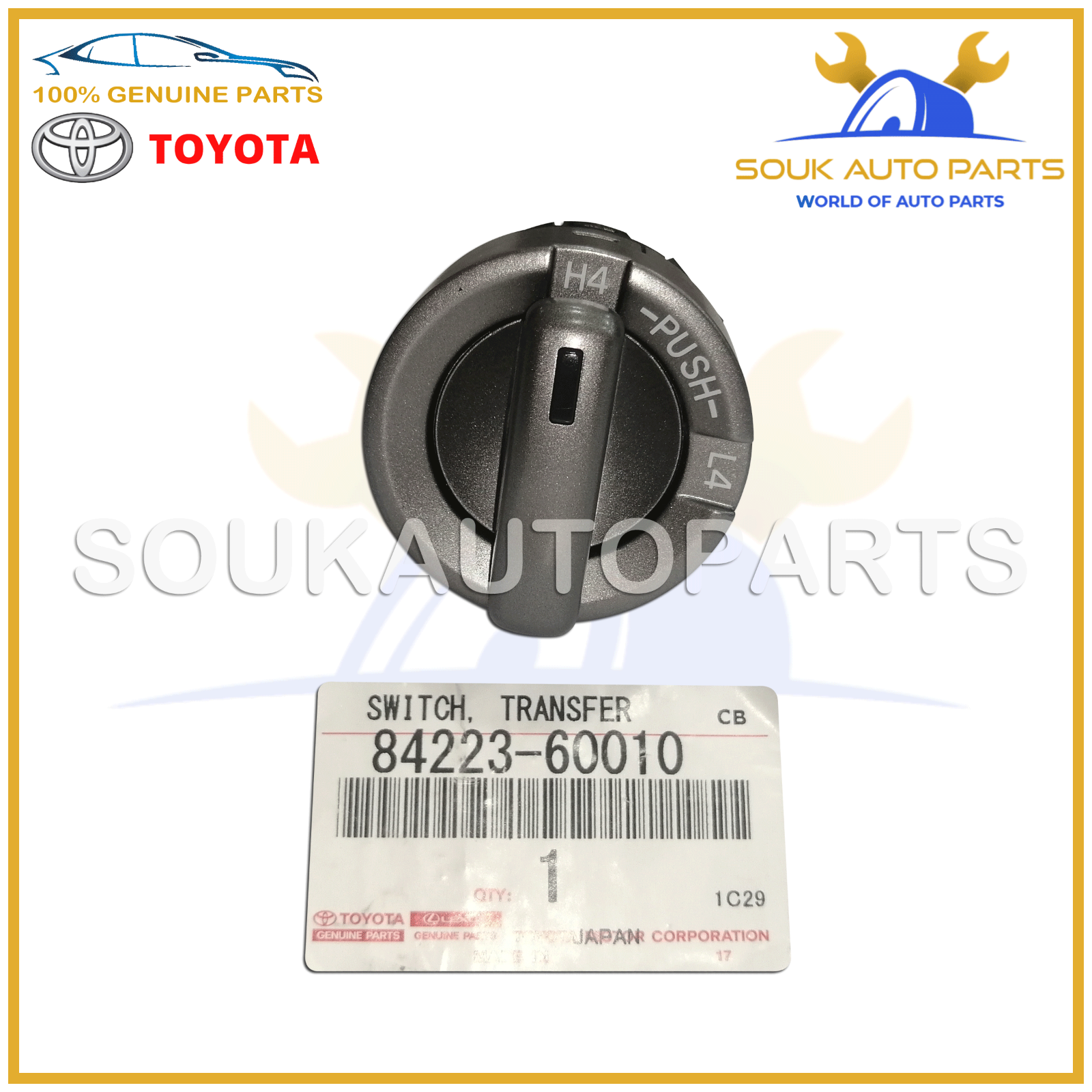 84223-60010 Genuine Toyota SWITCH, TRANSFER POSITION 8422360010 Land ...