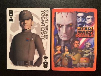 Star Wars SWAP PLAYING CARD Rebels SUPPLY MASTER YOGAR LYSTE Eight of ...