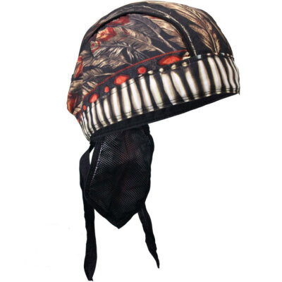 Biker Chopper Piraten Kopftuch Bandana Headwrap Headdress Indianer ...
