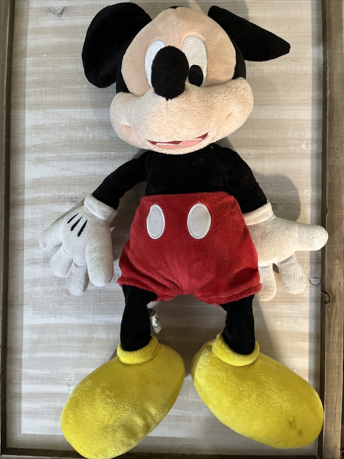 Mickey Mouse Plush 11" Fuzzy Walt Disneyland Disney World Stuffed ...