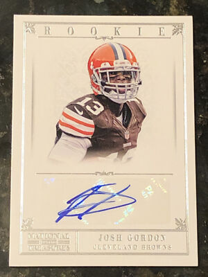 2012 National Treasures JOSH GORDON Autograph RC #/99 | eBay