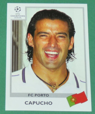 N°166 CAPUCHO FC PORTO PORTUGAL PANINI FOOTBALL CHAMPIONS LEAGUE 1999 ...