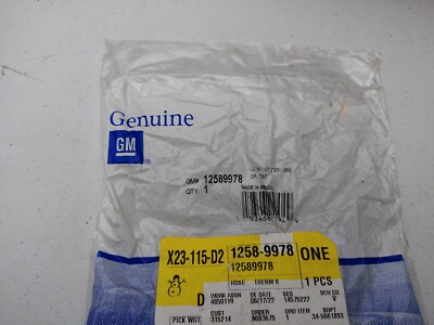 OEM GM 06-011 IMPALA G6 THERMOSTAT BYPASS HOSE GM # 12589978 NEW OEM | eBay