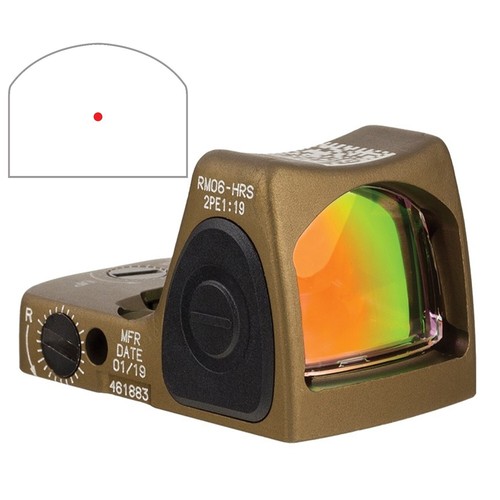 Trijicon RM06-C-700780 RMR Reflex Red Dot Sight 3.25 MOA Dot ...