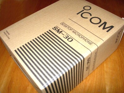 Icom Desktop microphone SM-30 For Icom Fixed Device Black in Stock [New ...