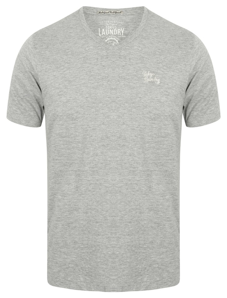 Tokyo Laundry Men's T-Shirt 3 Pack Cotton Short Sleeve Top Plain Gym ...