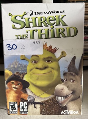 Shrek the Third (PC, 2007) Small Box - Activision - Dreamworks ...