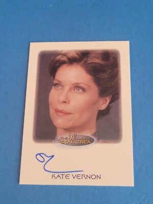KATE VERNON - 2021 RITTENHOUSE WOMEN OF STAR TREK ARTS & IMAGES ...