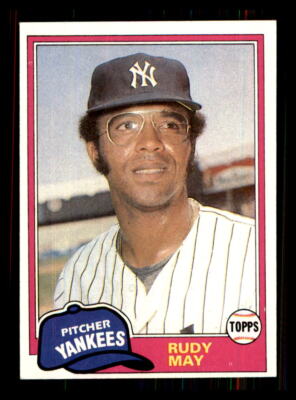 1981 Baseball Topps Rudy May New York Yankees #179 2 | eBay