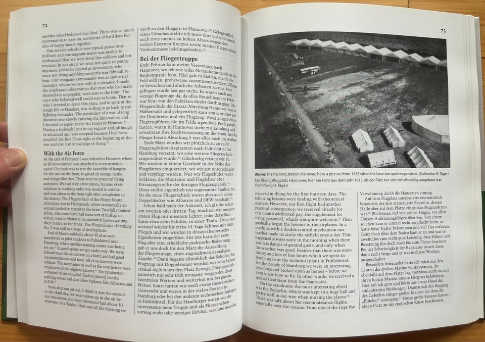 German WWI Fighter Pilot Ace Carl Menckhoff War Memoir Jagdstaffel ...