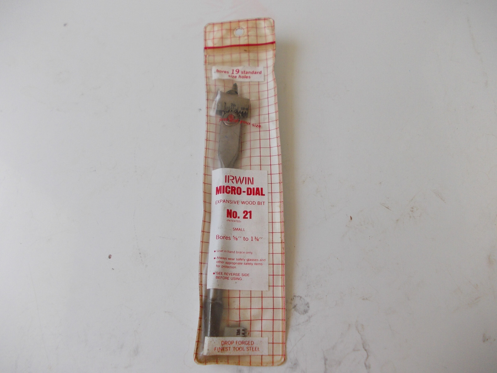 Irwin Micro dial #21 expansive wood brace auger bit NOS USA TOOL | eBay