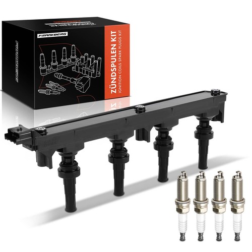 A-Premium Ignition Coil & Spark Plugs for Citroën C4 Peugeot 307 1.8 2. ...