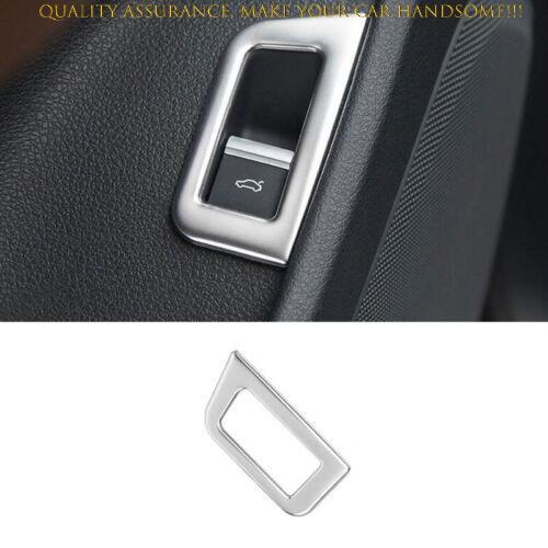 For Audi Q7 2017-2019 Silver Titanium Tailgate Trunk Open Button Cover ...