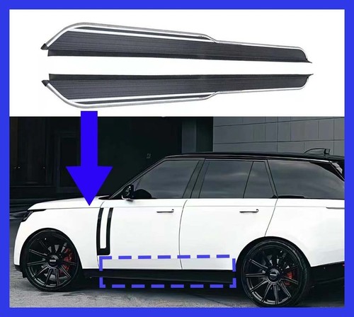 2Pcs Running Board Side Steps Pedal Nerf Bar Fit Land Rover Velar L560 ...