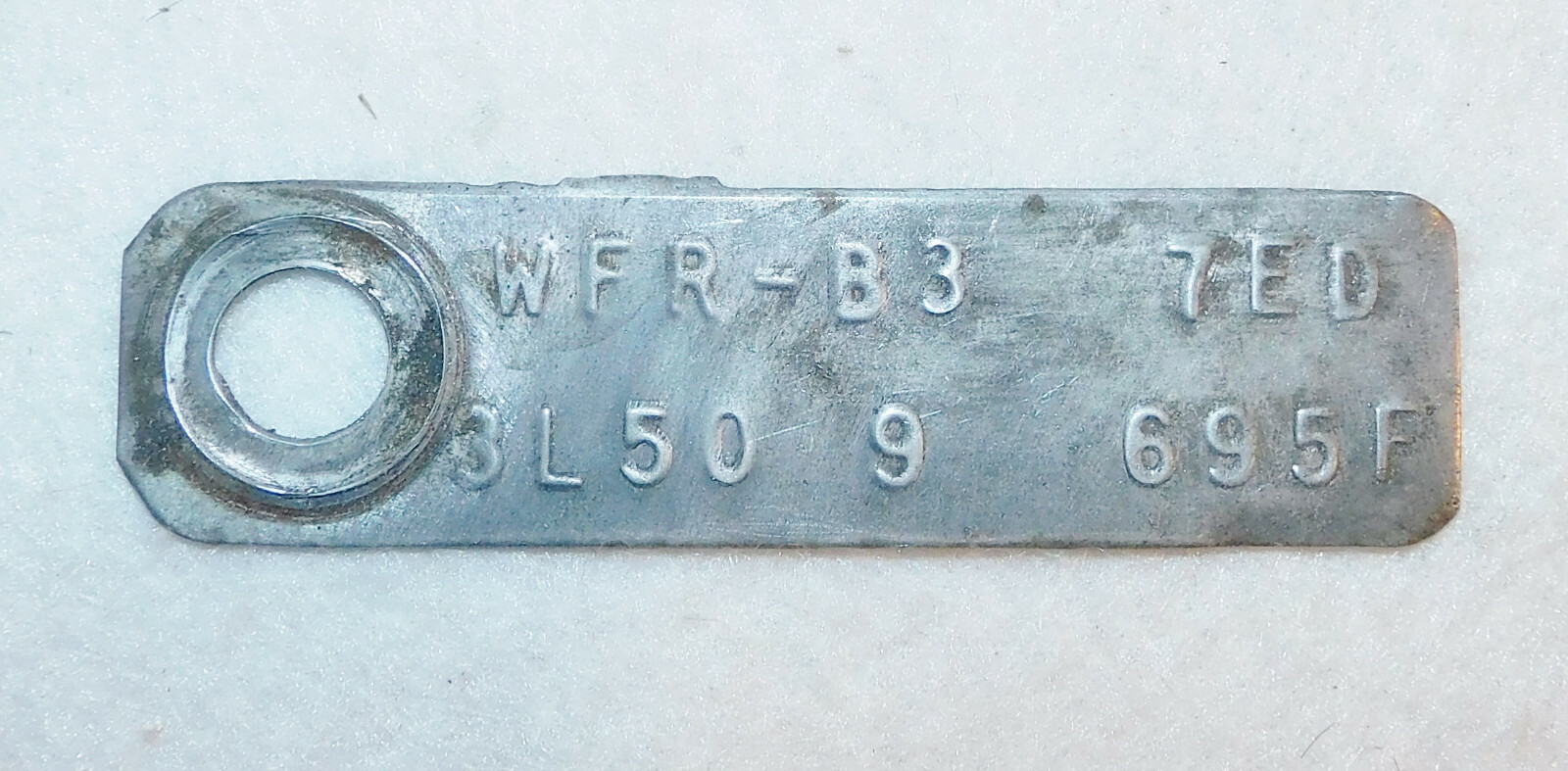 1977 Ford Bronco ORIG 3L50 42-Spline 9" REAR END 3300 lb. AXLE ID TAG ...