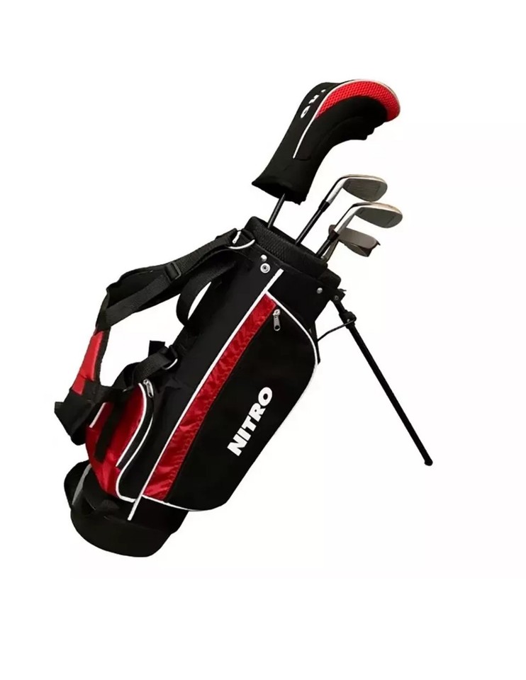 ⚡️Nitro Golf Blaster Junior 6 Piece Set (Ages 3-6) Graphite | eBay