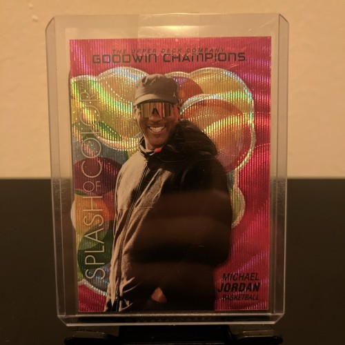 2023 Upper Deck Goodwin Champions Platinum Michael Jordan pink wave # ...