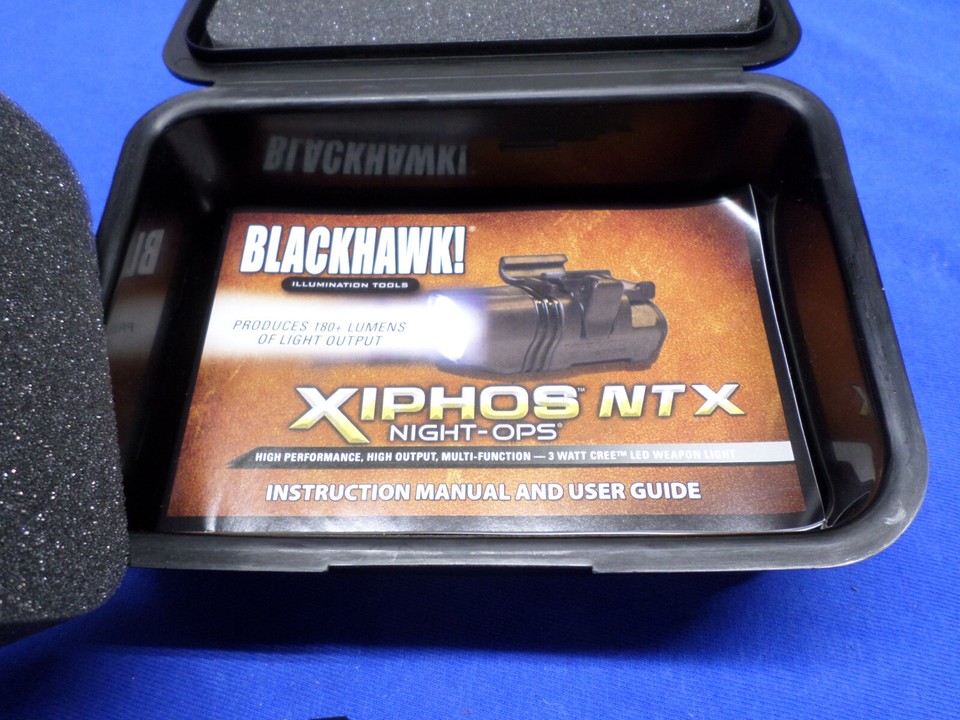 BLACKHAWK Xiphos NTX Night-Ops Weapon Rail Light LH Left Handed in Box | eBay