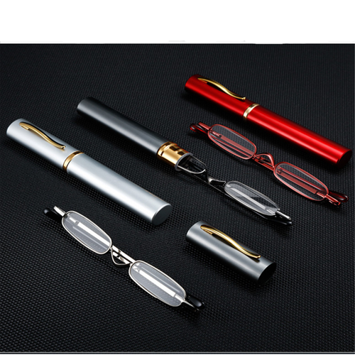 Slim Mini Reading Glasses Pocket Retro Readers with Case 1.0 1.5 2.0 2. ...