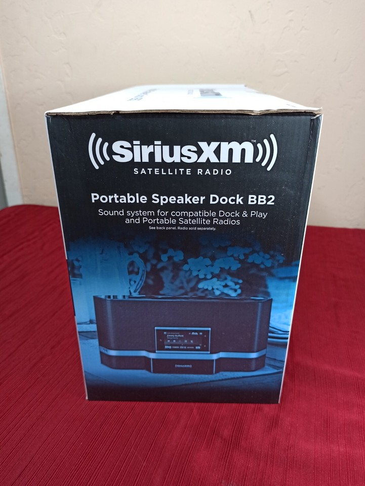 BRAND NEW SEALED - SiriusXM Portable Speaker Dock Boom Box BB2 SXABB2 ...