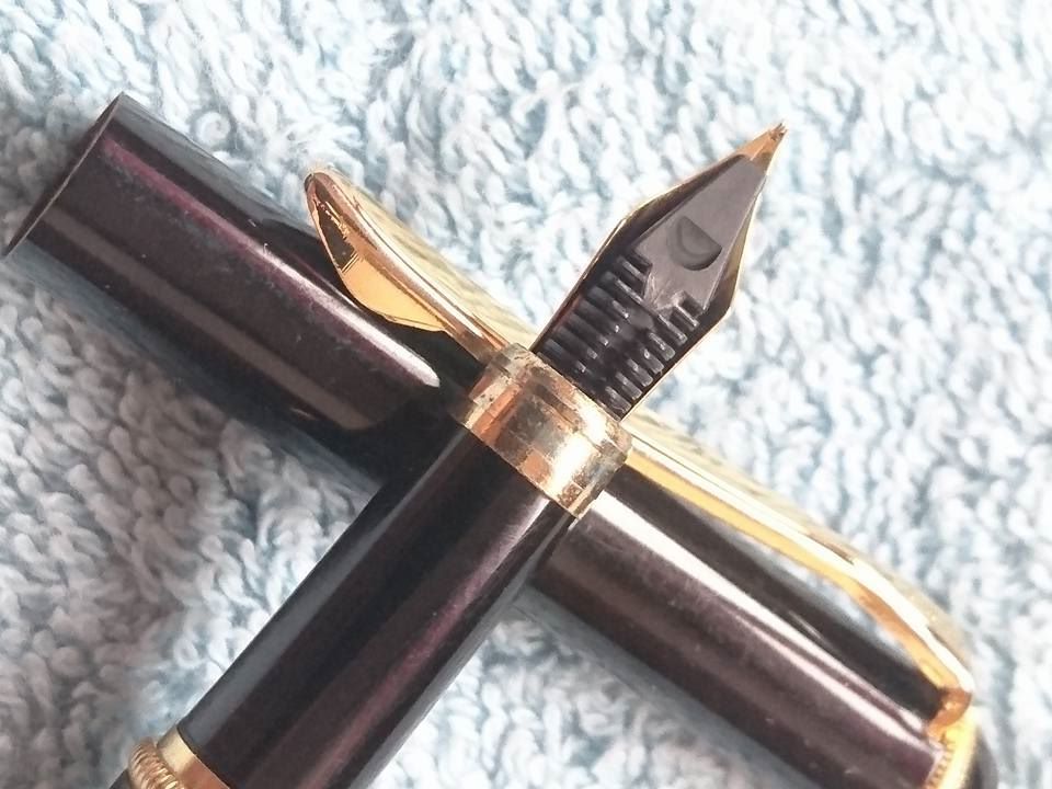🔴UNKNOWN BRAND fountain pen IRIDIUM POINT GERMANY nib F / Combine ...