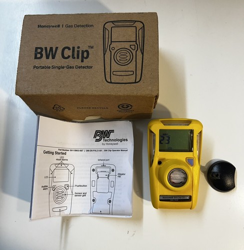 Honeywell BWC2-H BW Clip Single-Gas Detector, Activated/ G | eBay