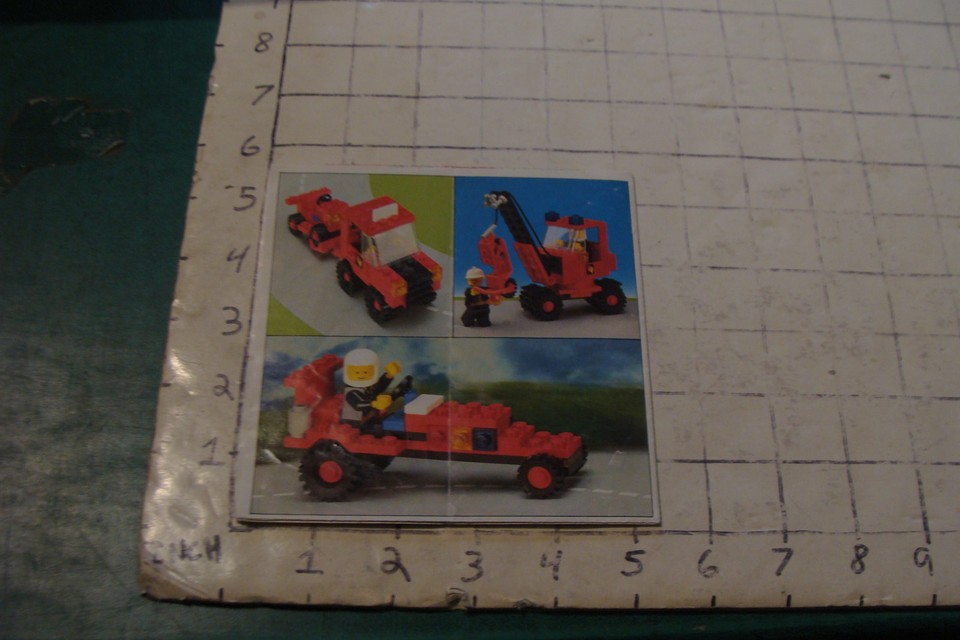 vintage LEGO INSTRUCTIONS: set 6366 FIRE ENGINE, as shown | eBay