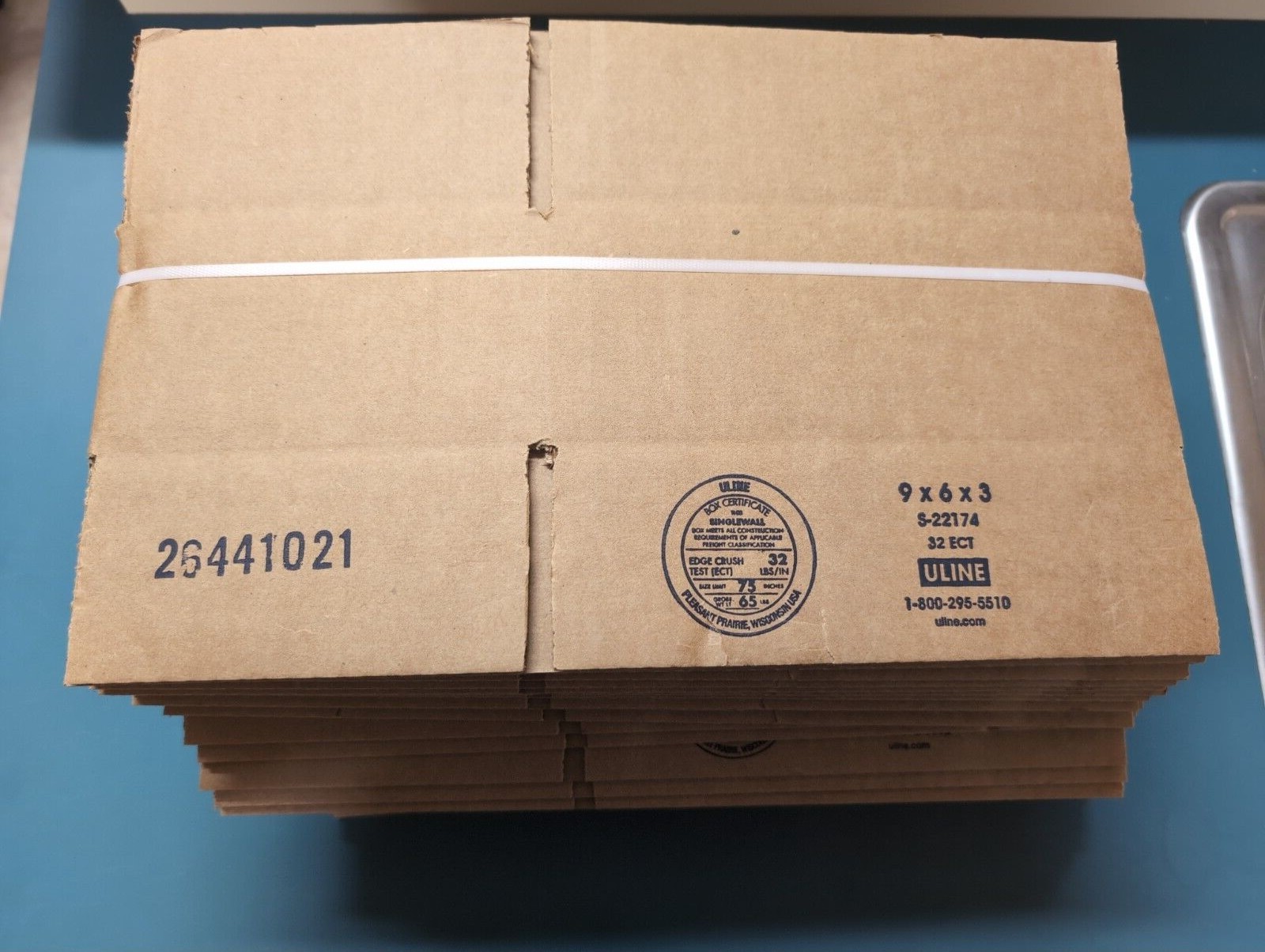 1-150 9x6x3 "Uline" Cardboard Packing Mailing Shipping Corrugated Box ...