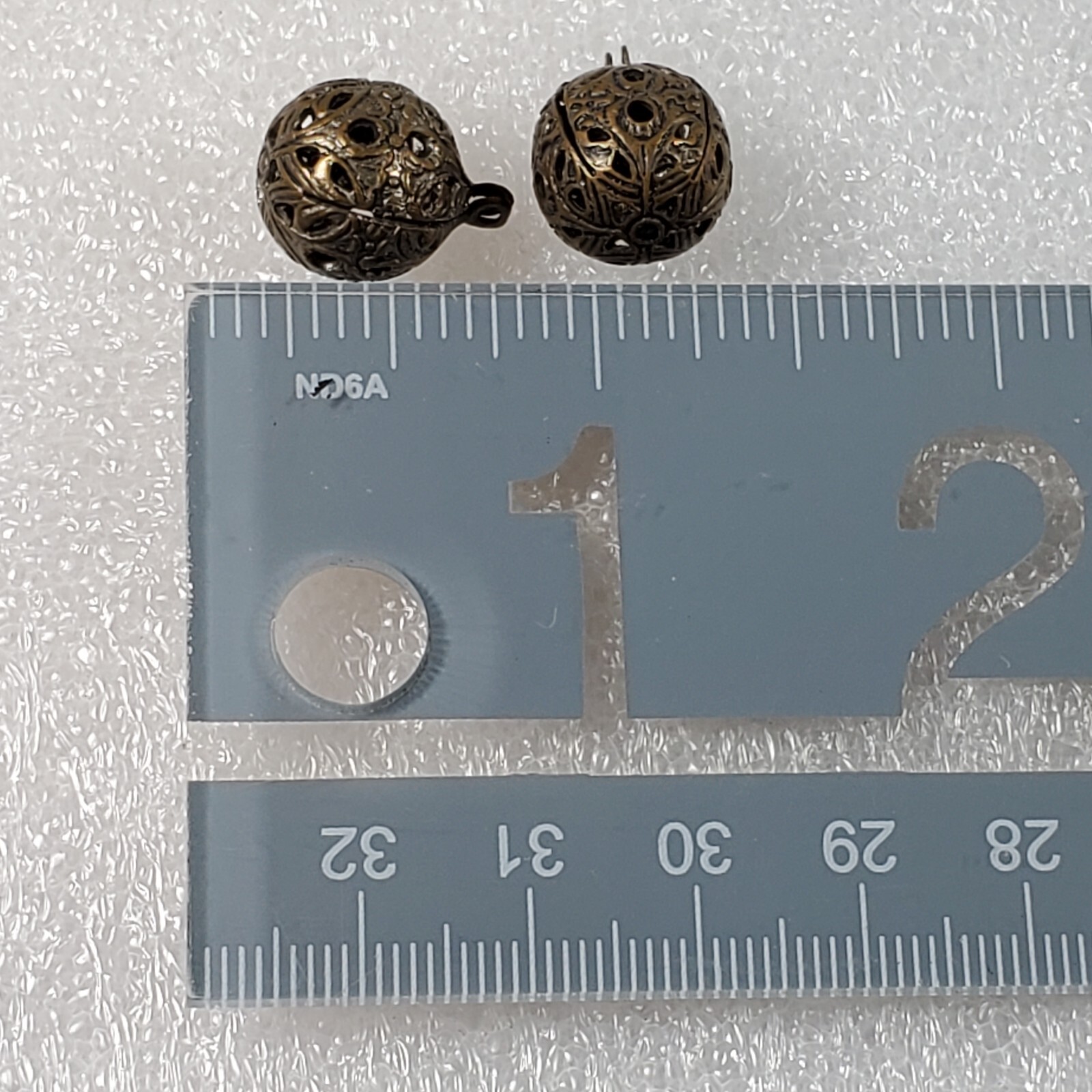 Victorian Pierced Cricket Cage Round Filigree Buttons lot of 8 Brass | eBay