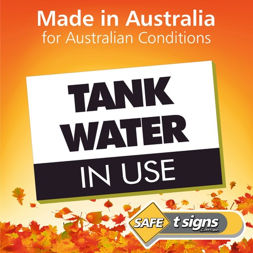 Australian Made Tank Water Sign | eBay Australia