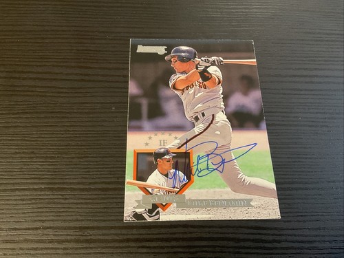 Mike Benjamin autographed Baseball Card (San Francisco Giants) 1994 ...
