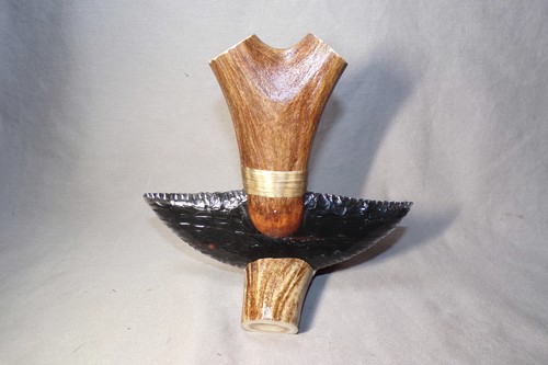 Alaskan Ulu Unique Midnight Lace Obsidian Flint Knapping Black Powder ...