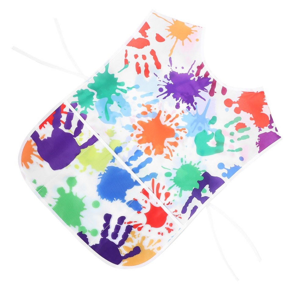 Children Apron Fabric Multi Purpose Protective Smock for Painting ...