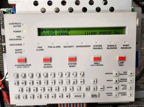 Notifier NFS-320 Addressable Alarm Panel, 100% Tested w/ Warranty Free ...