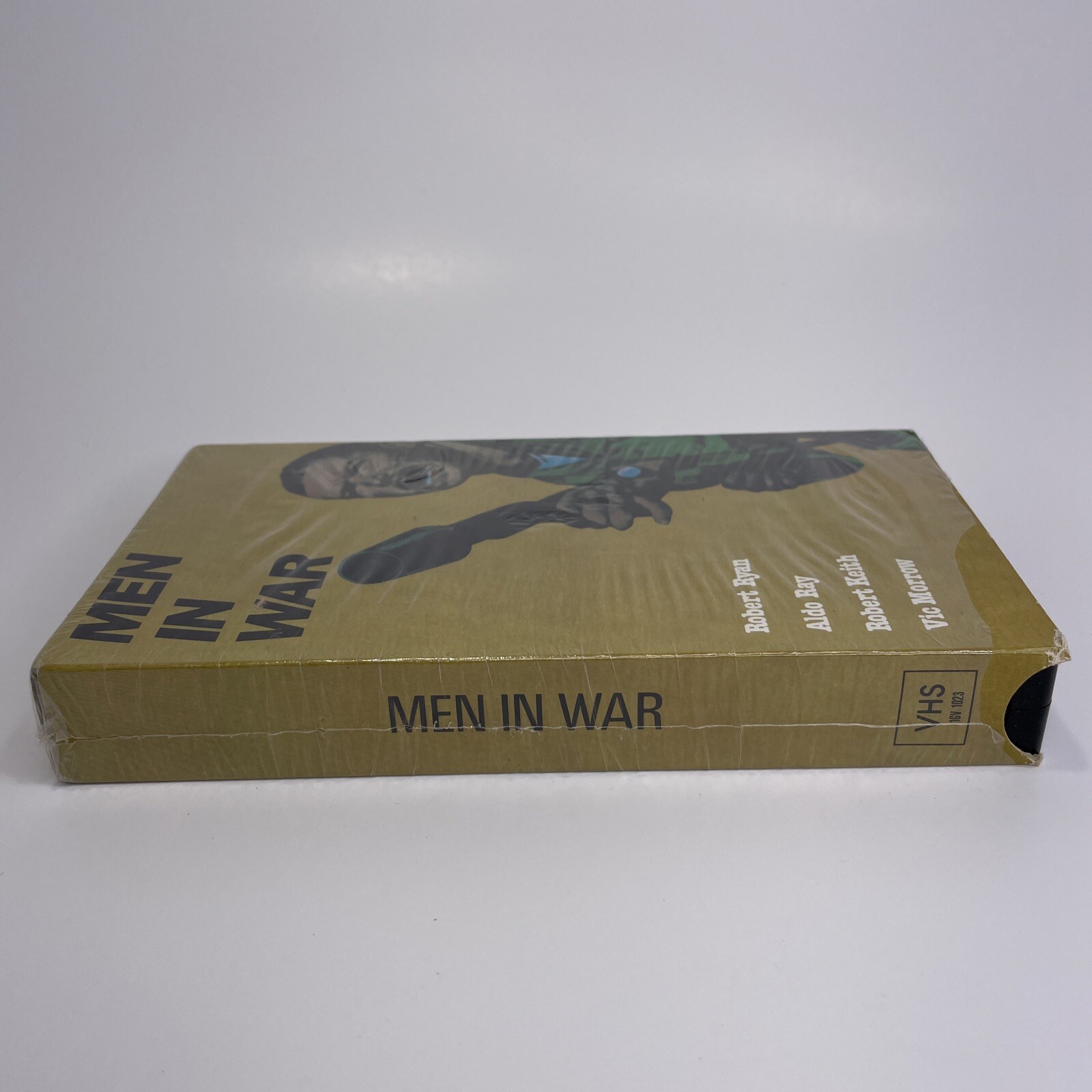 Men In War, 1957 (VHS, 1985) Robert Ryan, Aldo Ray, Robert Keith, Vic ...