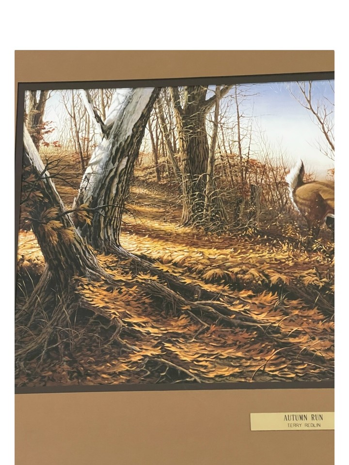 Terry Redlin “Autumn Run” Encore II Print Framed | eBay