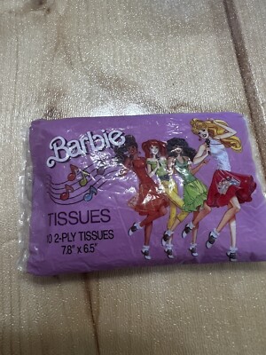 Vintage Barbie 1988 new sealed facial tissues RARE PURPLE NEW SEALED | eBay