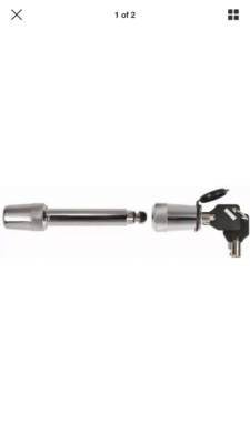 Trimax T3 Premium Chrome 5/8" Keyed Receiver Locking Pin 2 3/4" Span ...